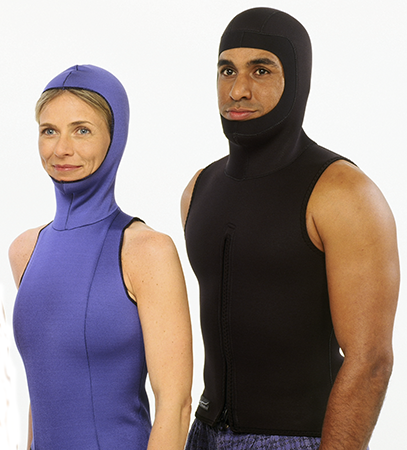 Custom Wetsuit Hoods and Hooded Vests | AQUAFLITE.COM - Aquaflite Wetsuits